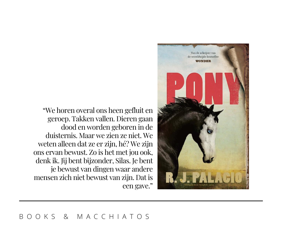 Pony, R.J. Palacio - Books & Macchiatos